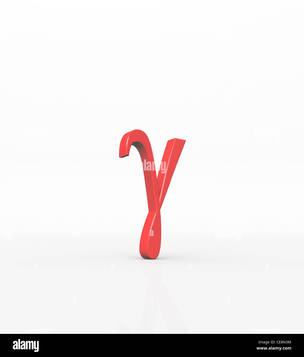 Troisième lettre de l'alphabet grec gamma en chiffres grecs du système ...