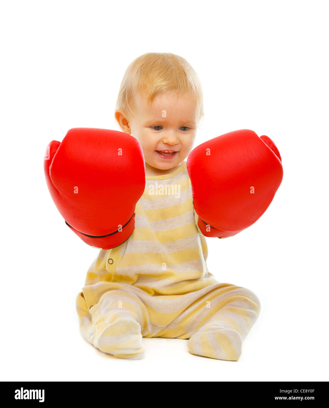 Baby boxing gloves Banque de photographies et d’images à haute ...