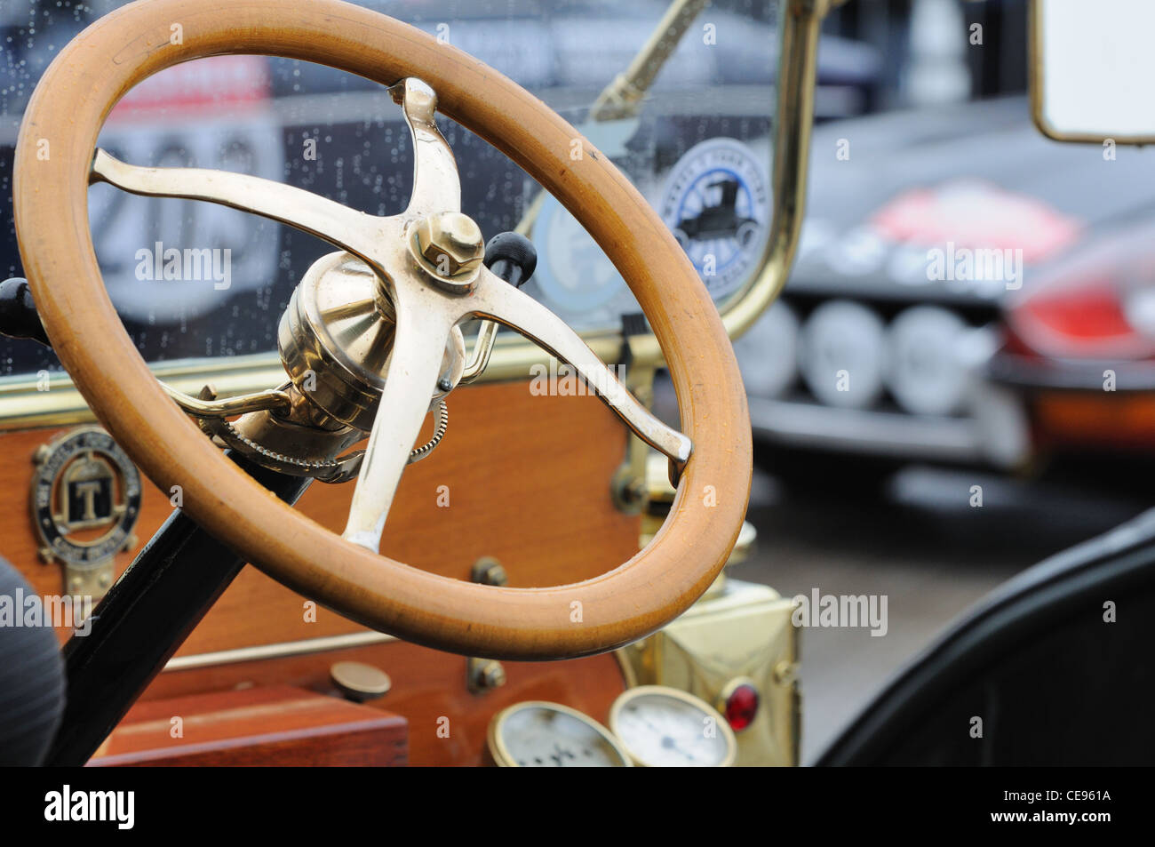 Ford Model T dans le volant rallye de Monte Carlo 2012 Photo Stock - Alamy