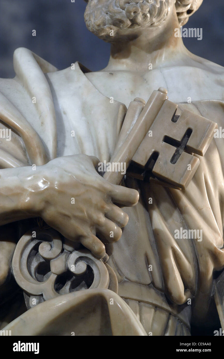 Touche, le symbole de Saint Pierre Photo Stock - Alamy