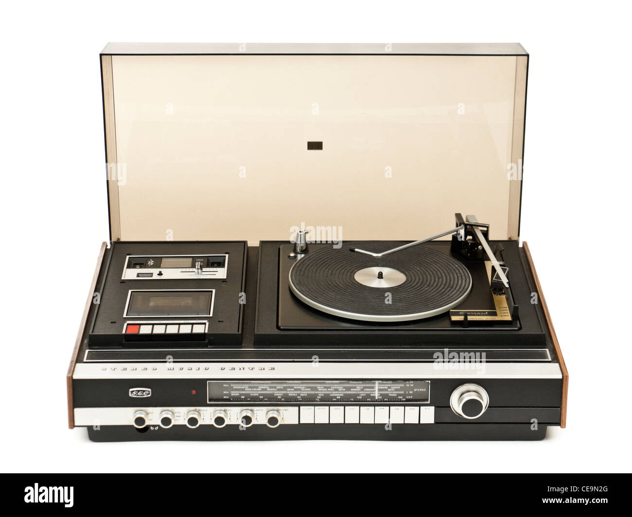 Vintage des années 70 G.E.C. Centre de musique stéréo (modèle no 2817 ...