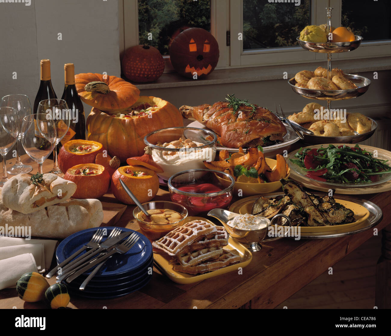 Tableau halloween - buffet : Aubergines// pumpkinbread le cochon de ...