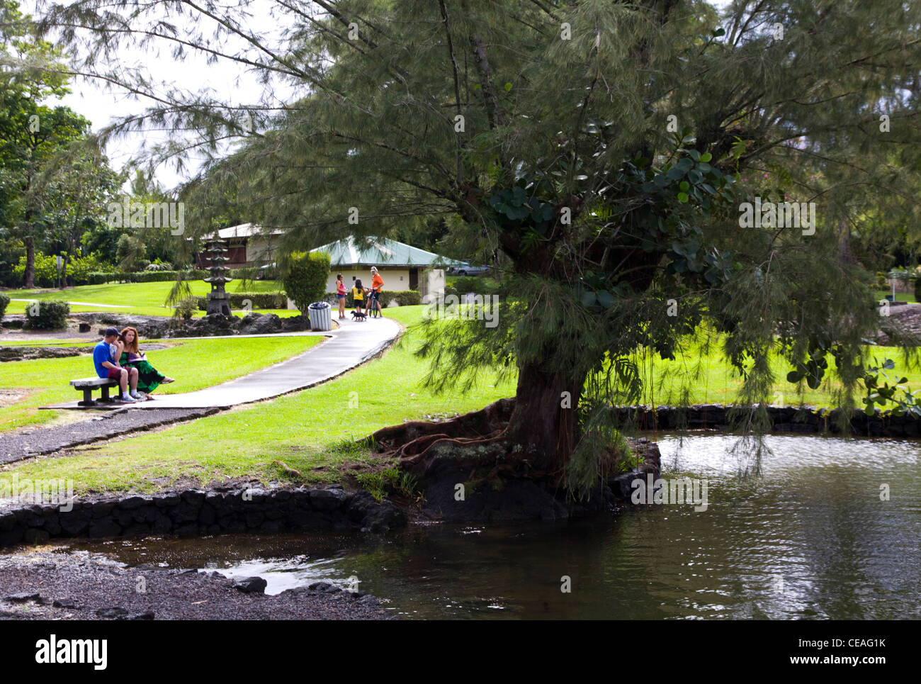 Lillioukalani la reine des jardins, construit au début des années 1900 ...