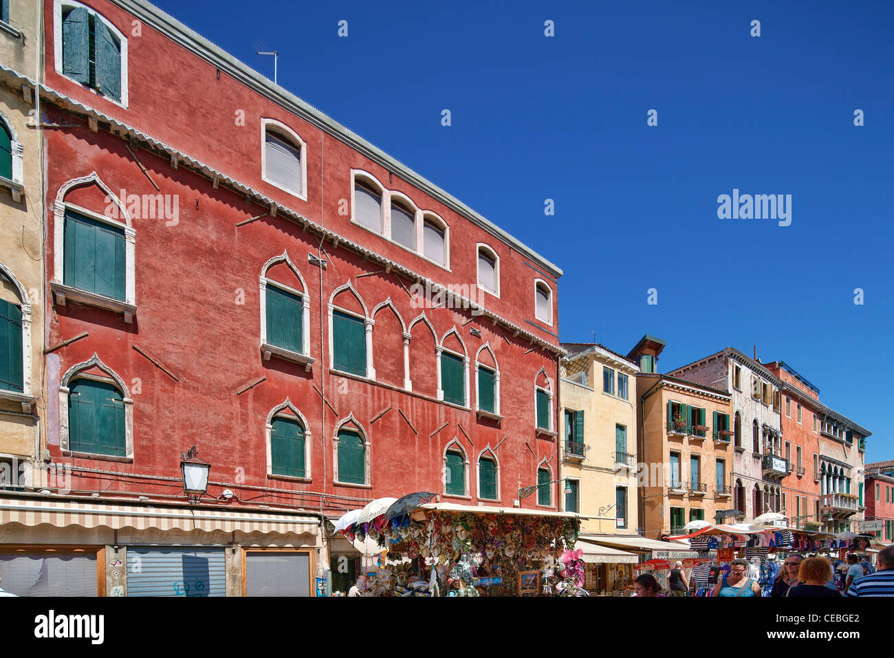 Maisons typiques de Venise, Strada Nova, Venise, Italie Photo Stock - Alamy