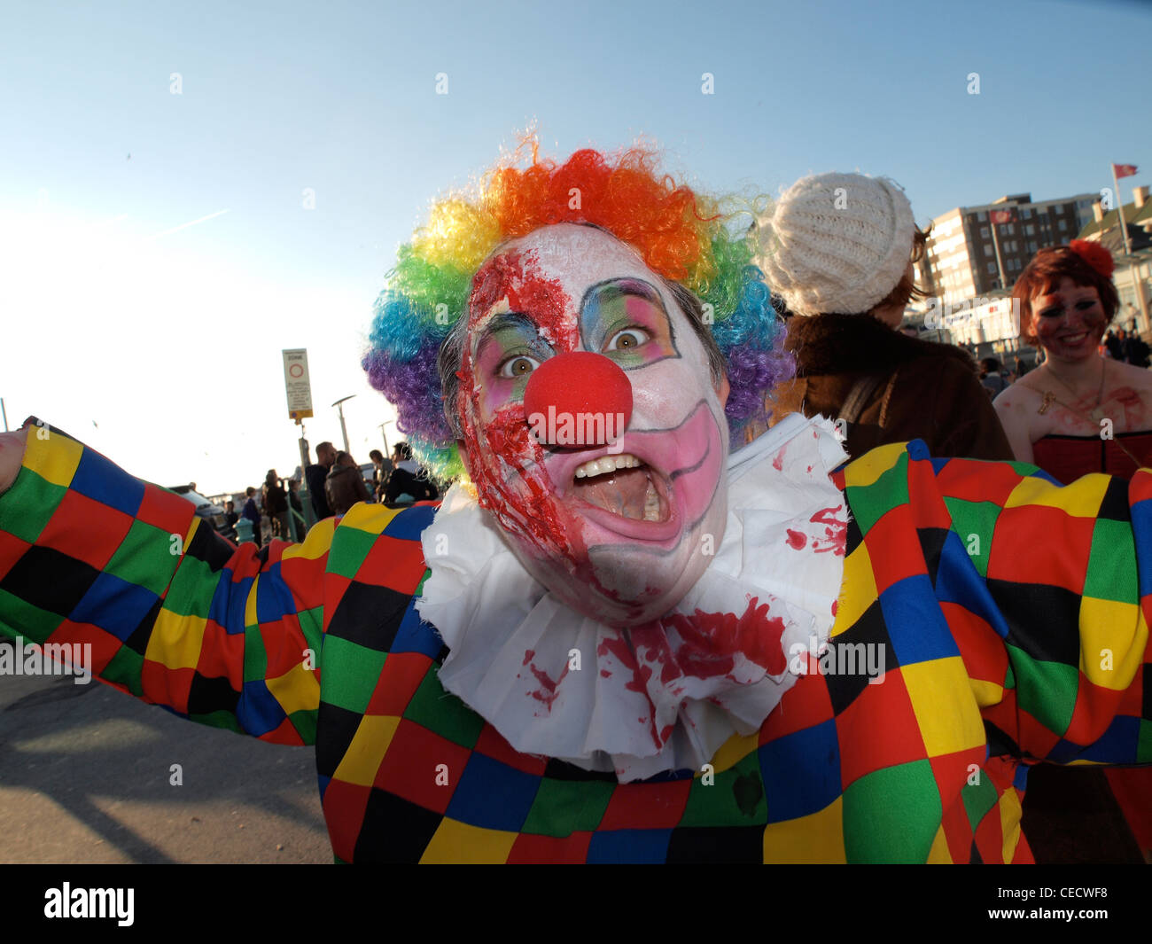 Zombie clown Banque de photographies et d’images à haute résolution - Alamy