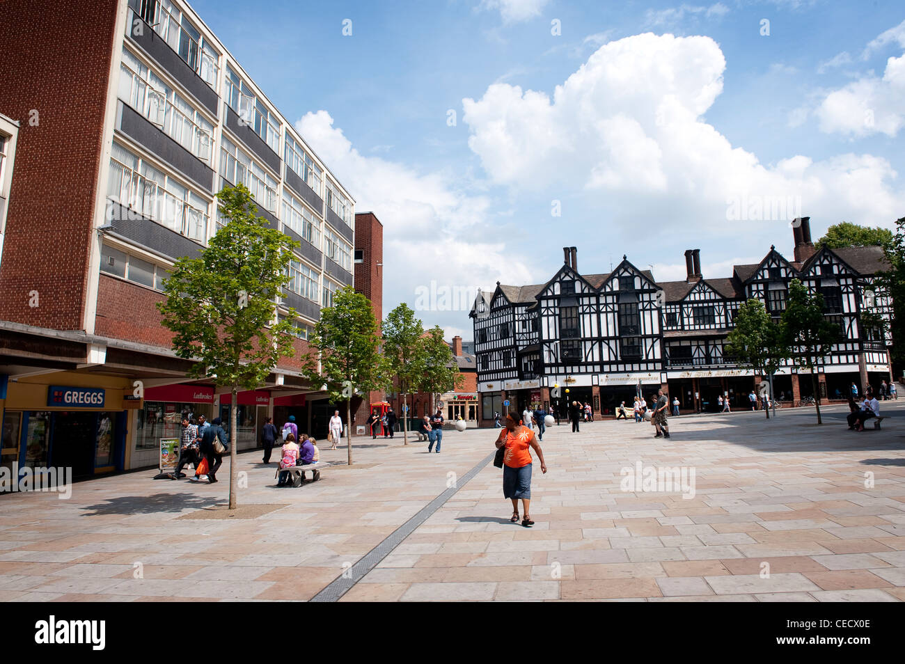 Coventry high street shopping Banque de photographies et d’images à ...