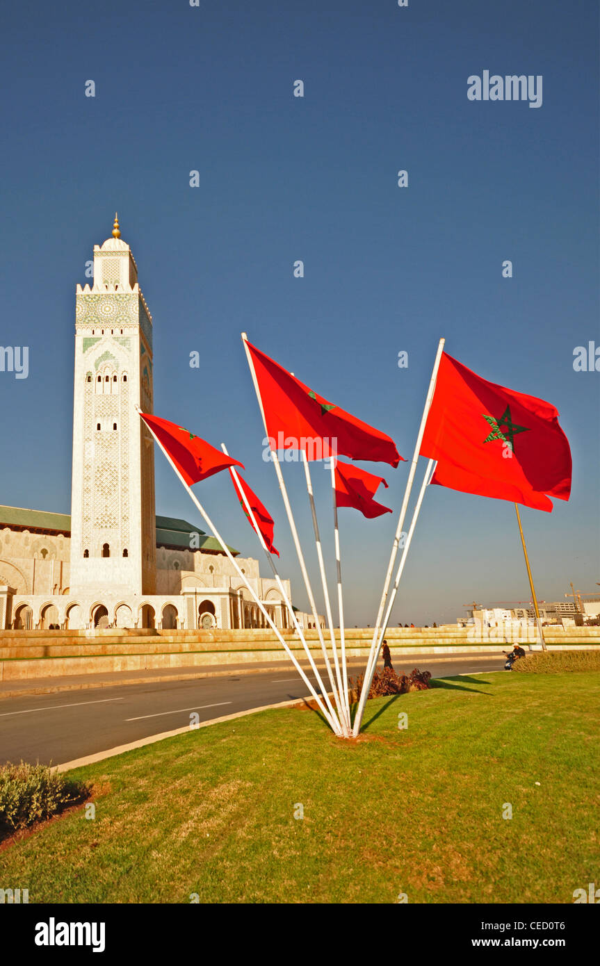 L'AFRIQUE DU NORD, Maroc, Casablanca, la Grande Mosquée Hassan II (1993 ...