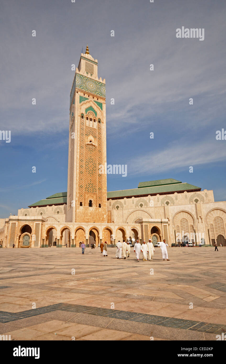 L'AFRIQUE DU NORD, Maroc, Casablanca, la Grande Mosquée Hassan II (1993 ...