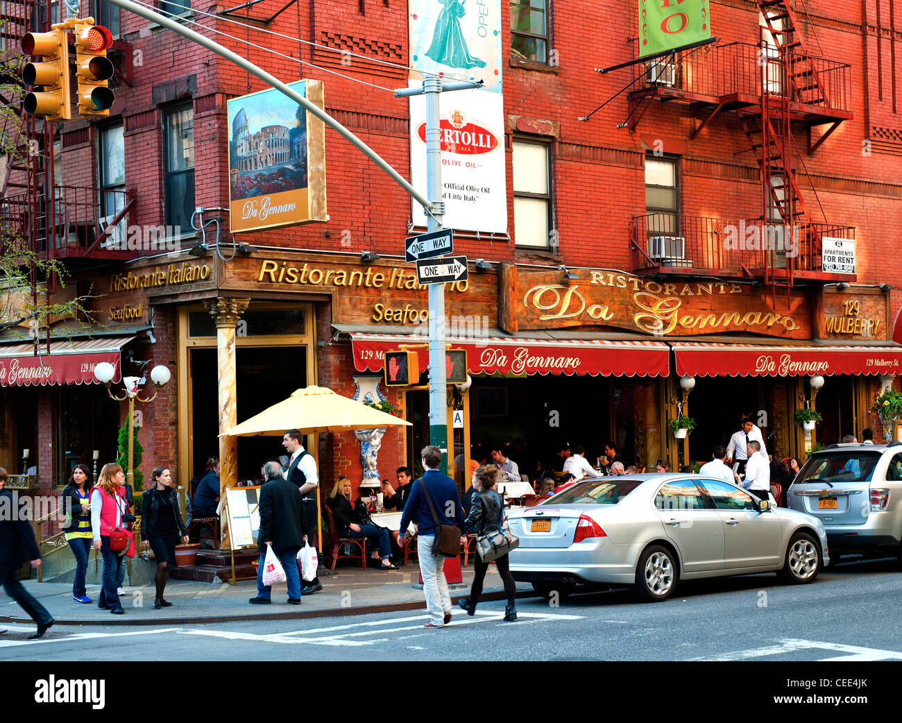 Italian restaurant little italy nyc Banque de photographies et d’images ...