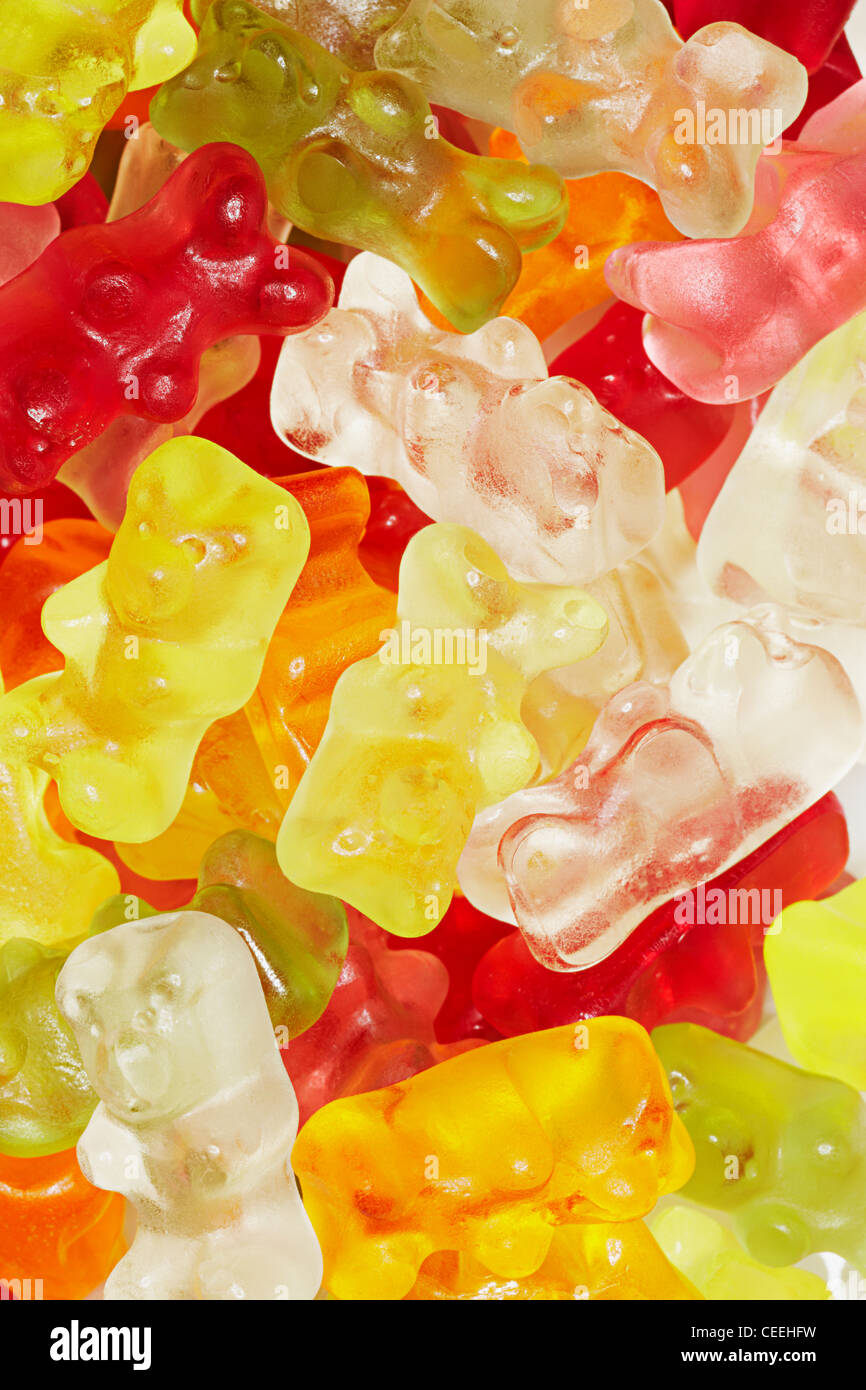 Gummy bear texture Banque de photographies et d’images à haute ...