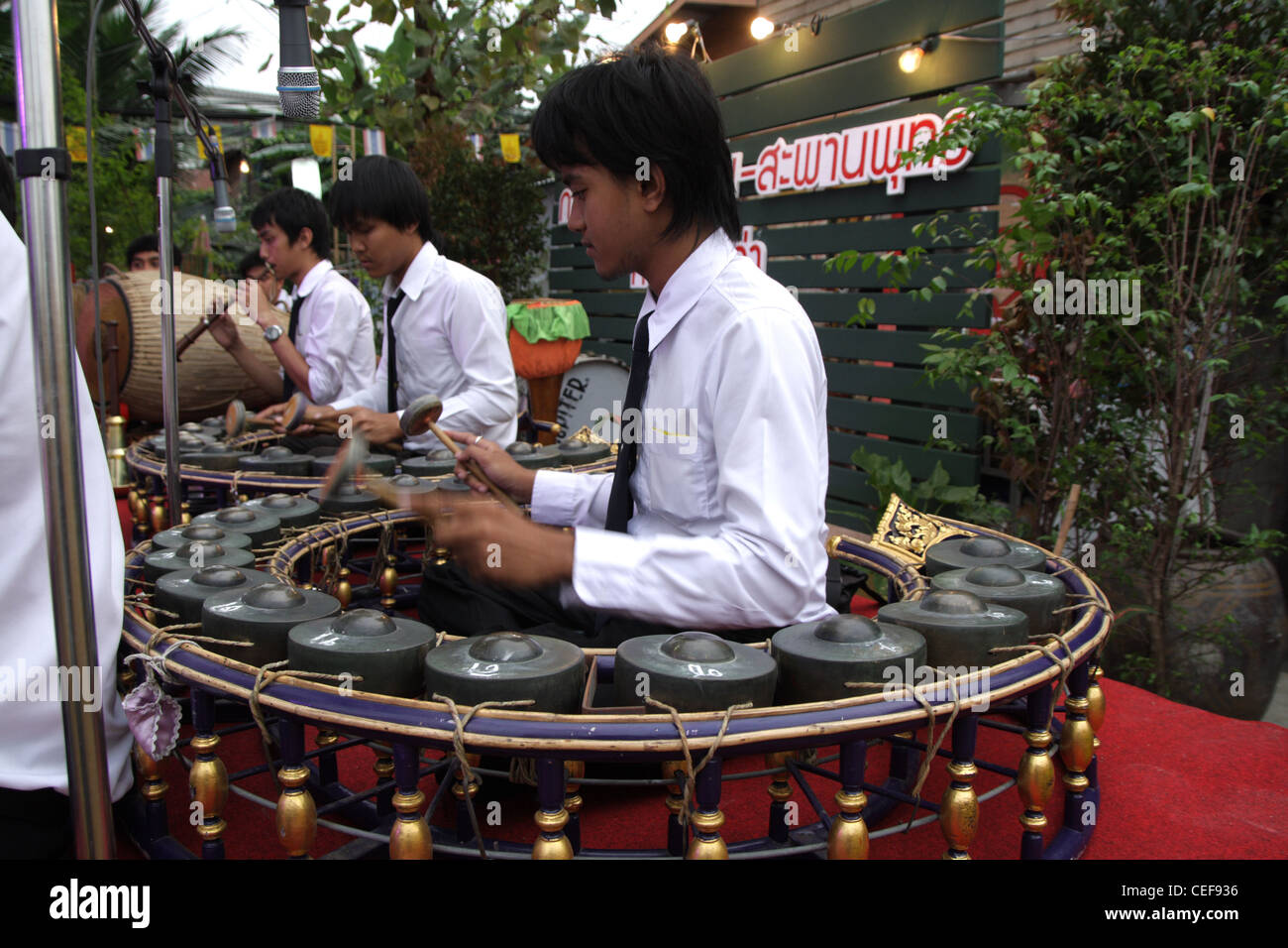 Traditional thai musical instruments Banque de photographies et d ...