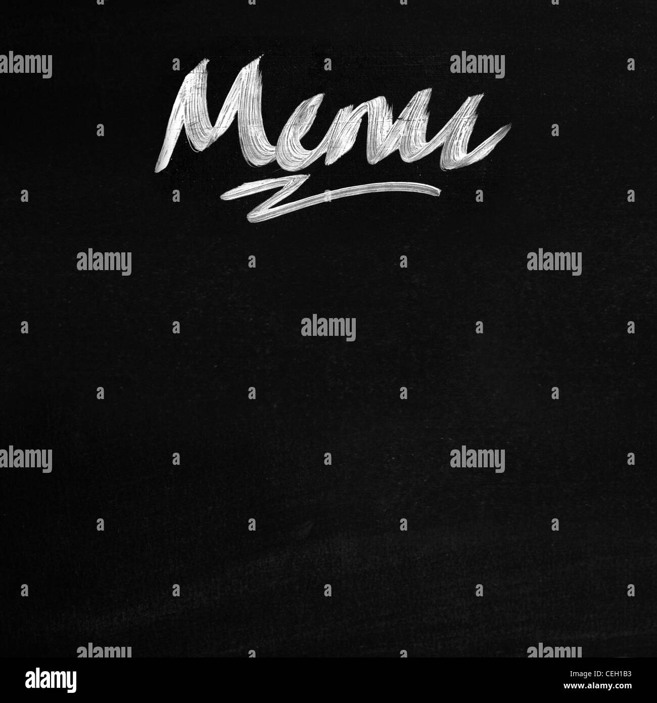 Dinner menu board pub Banque d'images noir et blanc - Alamy