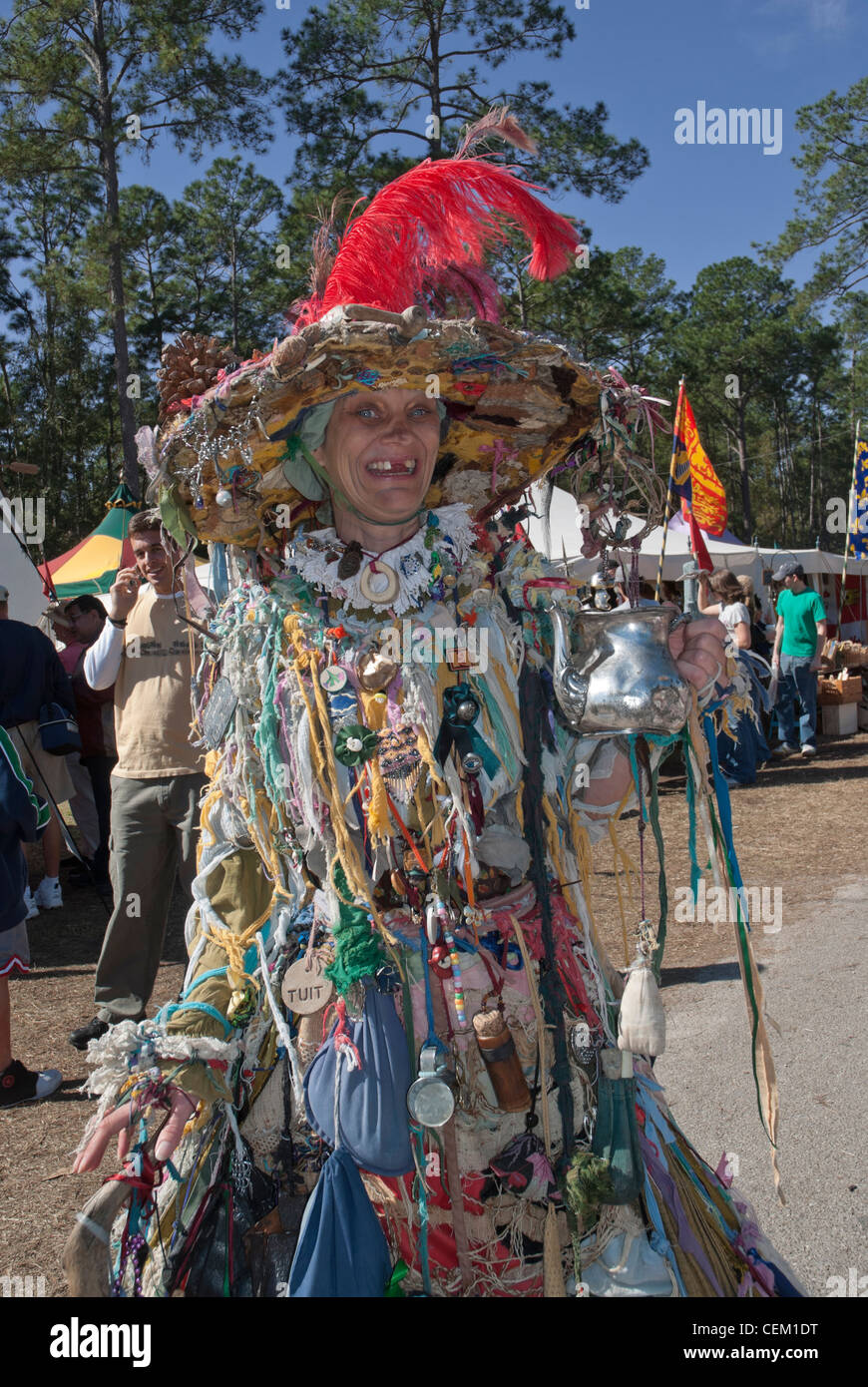 "Lady Ettie'character au Hoggetowne Faire médiévale, Gainesville ...