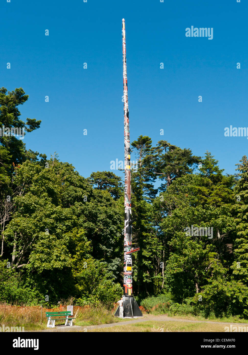 Worlds tallest totem pole Banque de photographies et d’images à haute ...