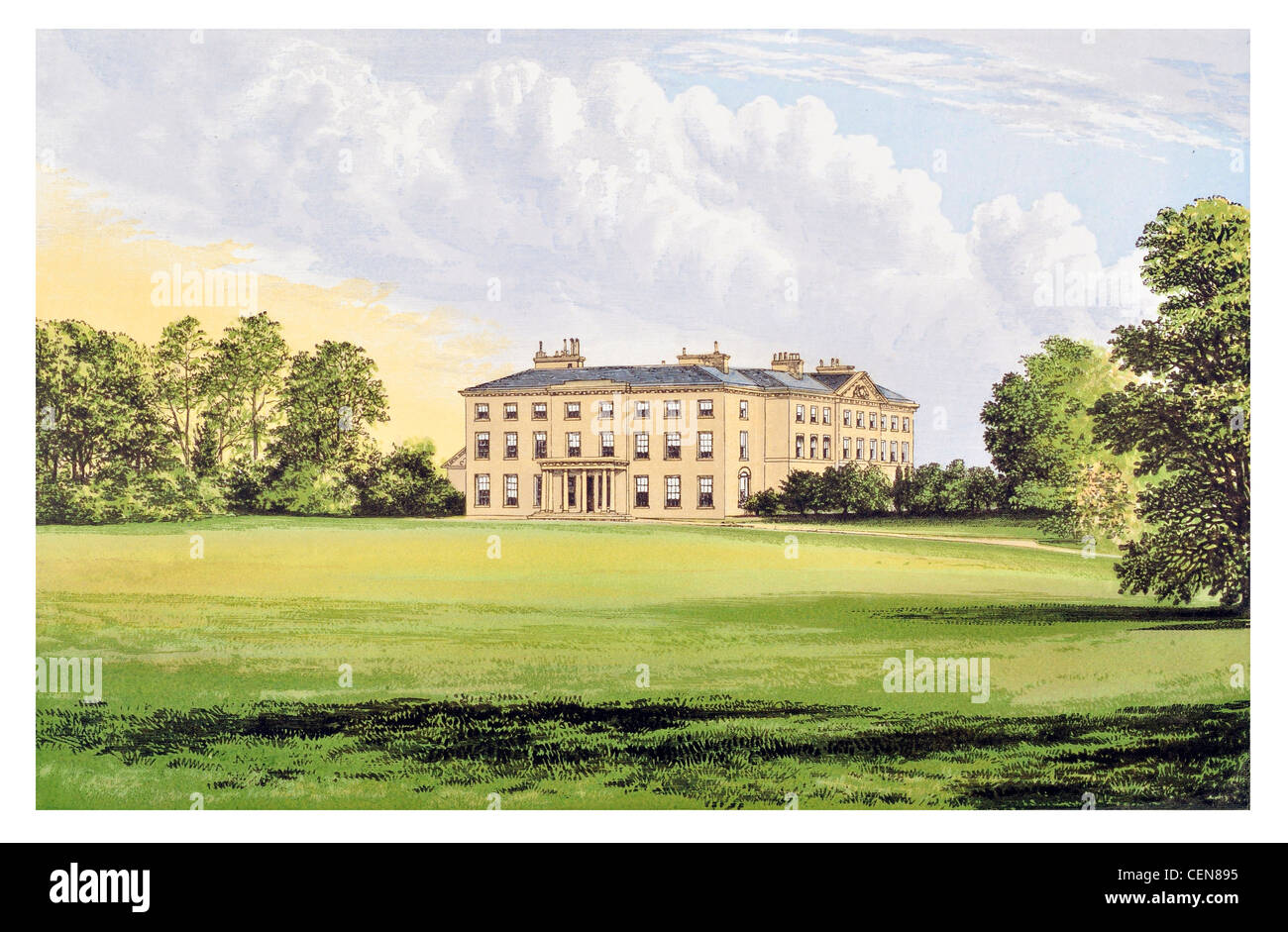 Farnham House England UK Parkland Park Mansion Manor House Stately Home ...