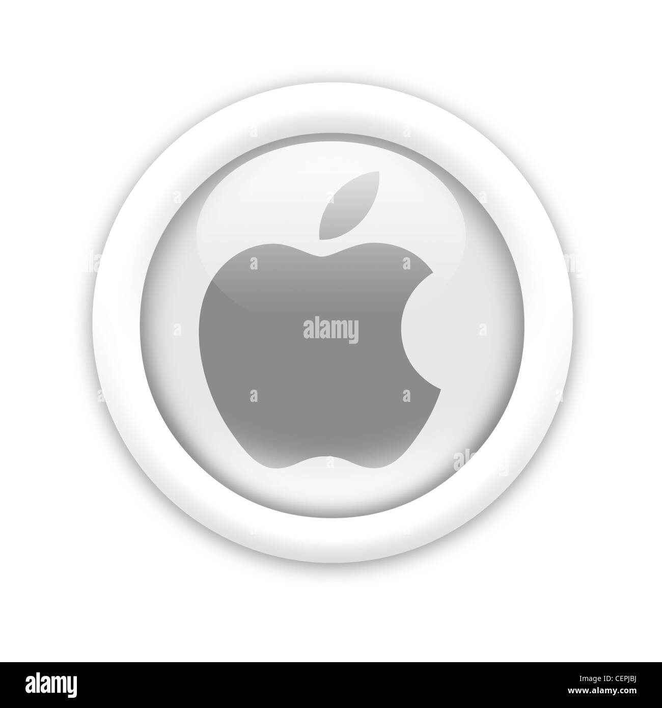 Logo Apple icône symbole distinctif Photo Stock - Alamy