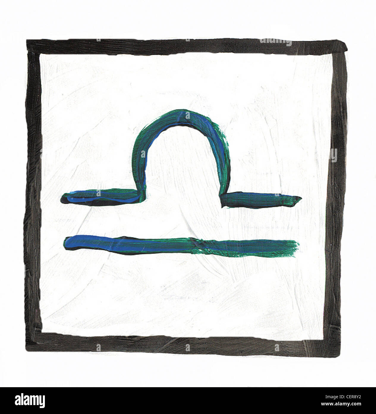 Balance symbole signe du zodiaque illustration horoscope Banque de ...