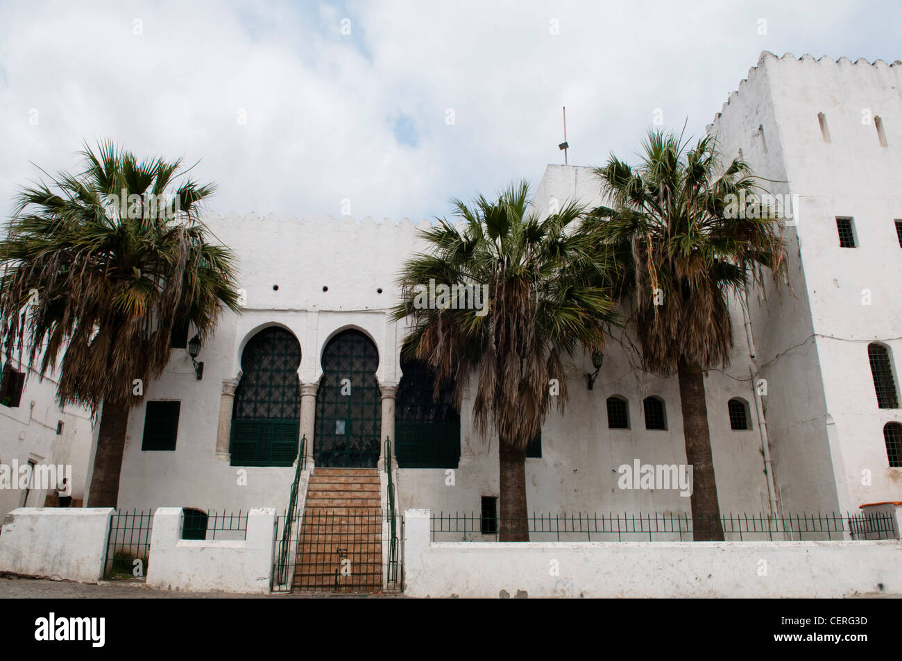 Place de la Kasbah et l'ancienne prison, Tanger, Maroc, Afrique du Nord ...