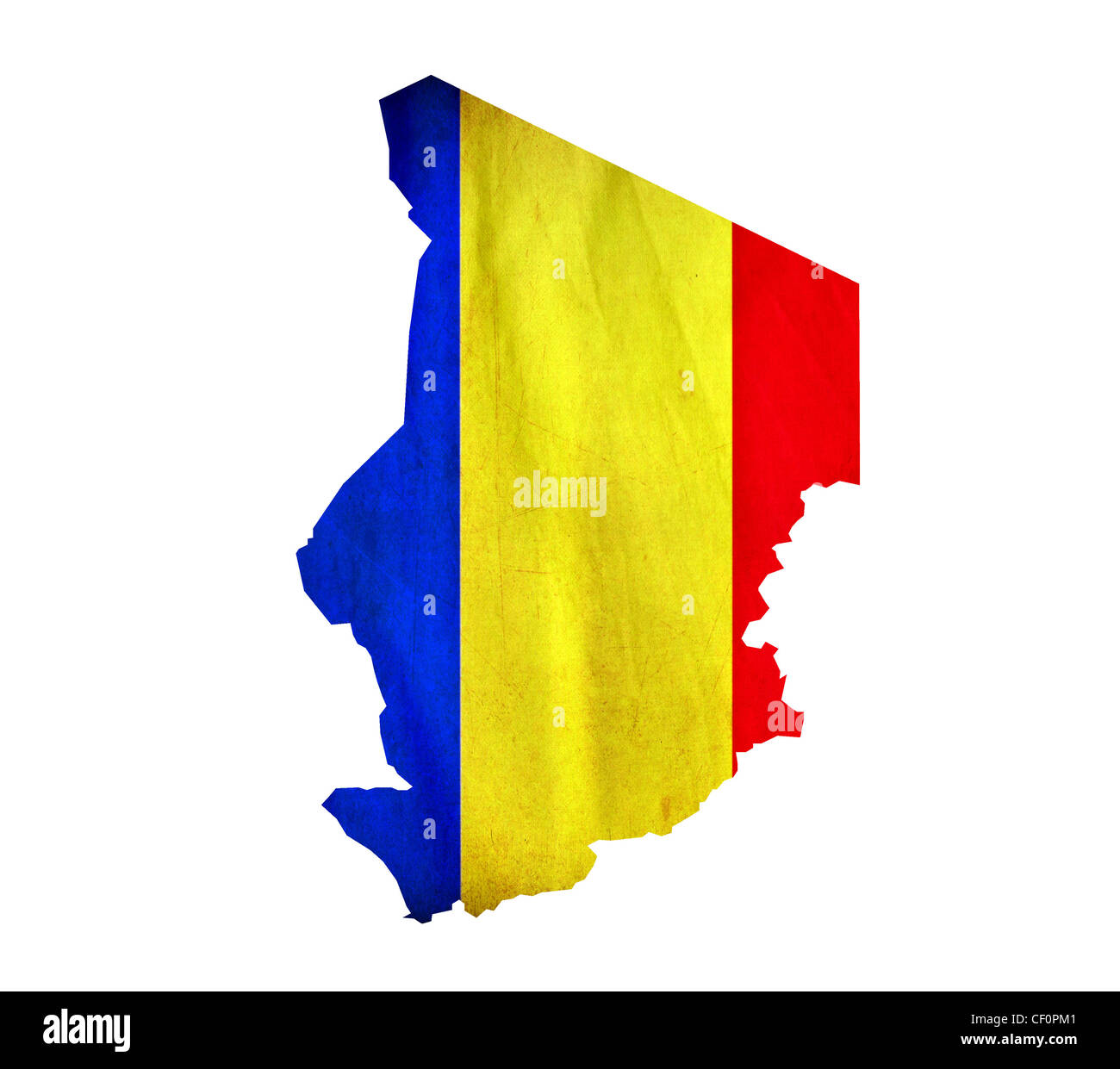 Carte du tchad Banque de photographies et d’images à haute résolution ...