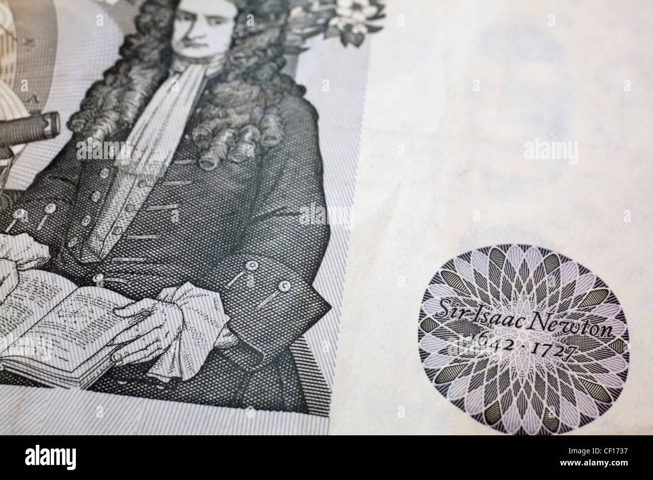 One Pound Note Newton Banque d'image et photos - Alamy