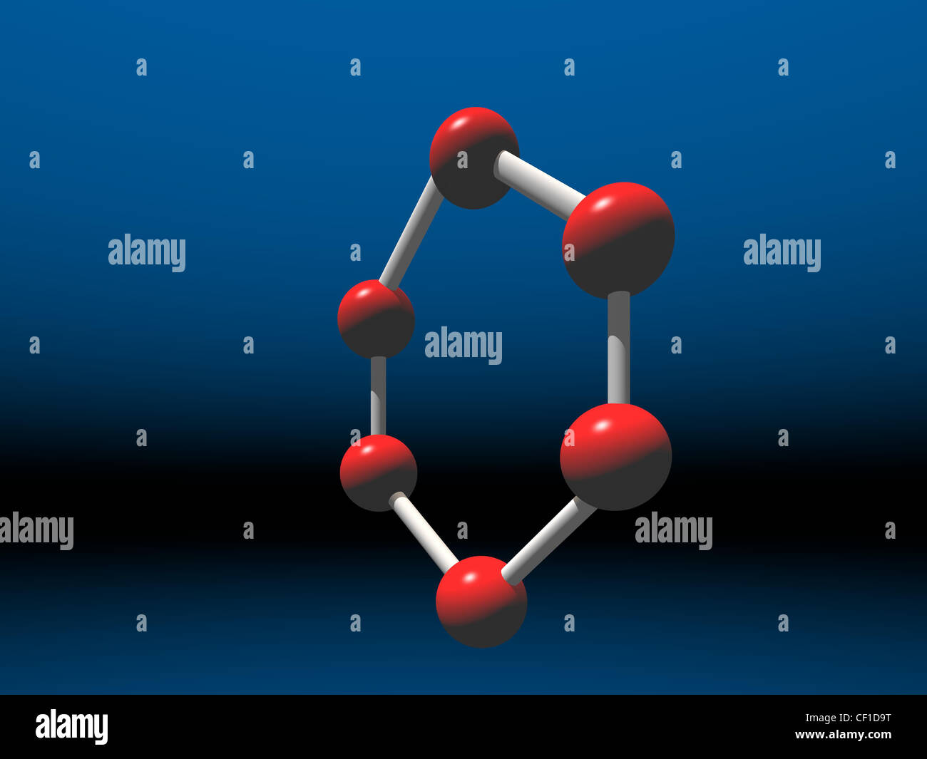 Structure Chimique D'une Molécule D'eau Banque d'image et photos - Alamy