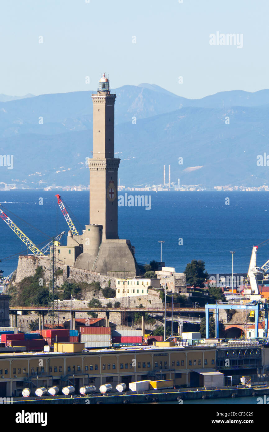 L'ancien "lanterna', symbole de Gênes Photo Stock - Alamy