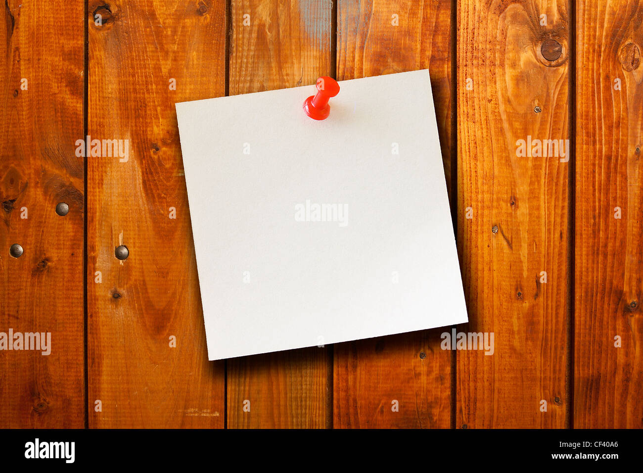 Note de papier vierge Banque de photographies et d’images à haute ...