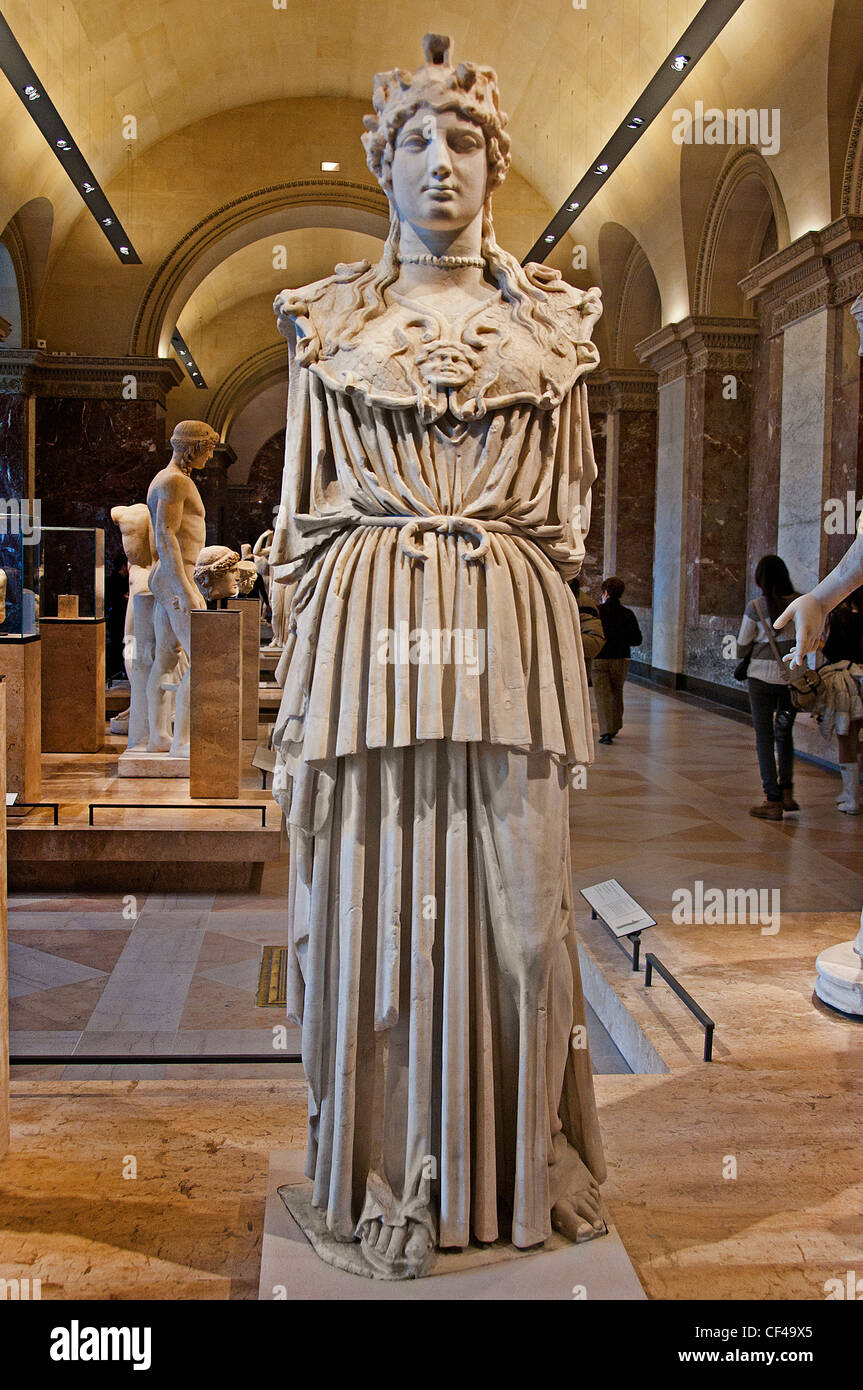 Athena Parthenos en copie romaine du 1er, 2ème CENT AD après le 5 100 ...