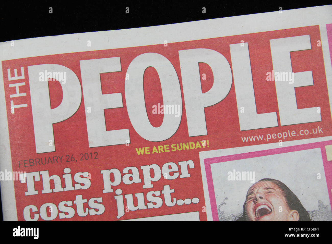 Front page british tabloid newspaper Banque de photographies et d ...