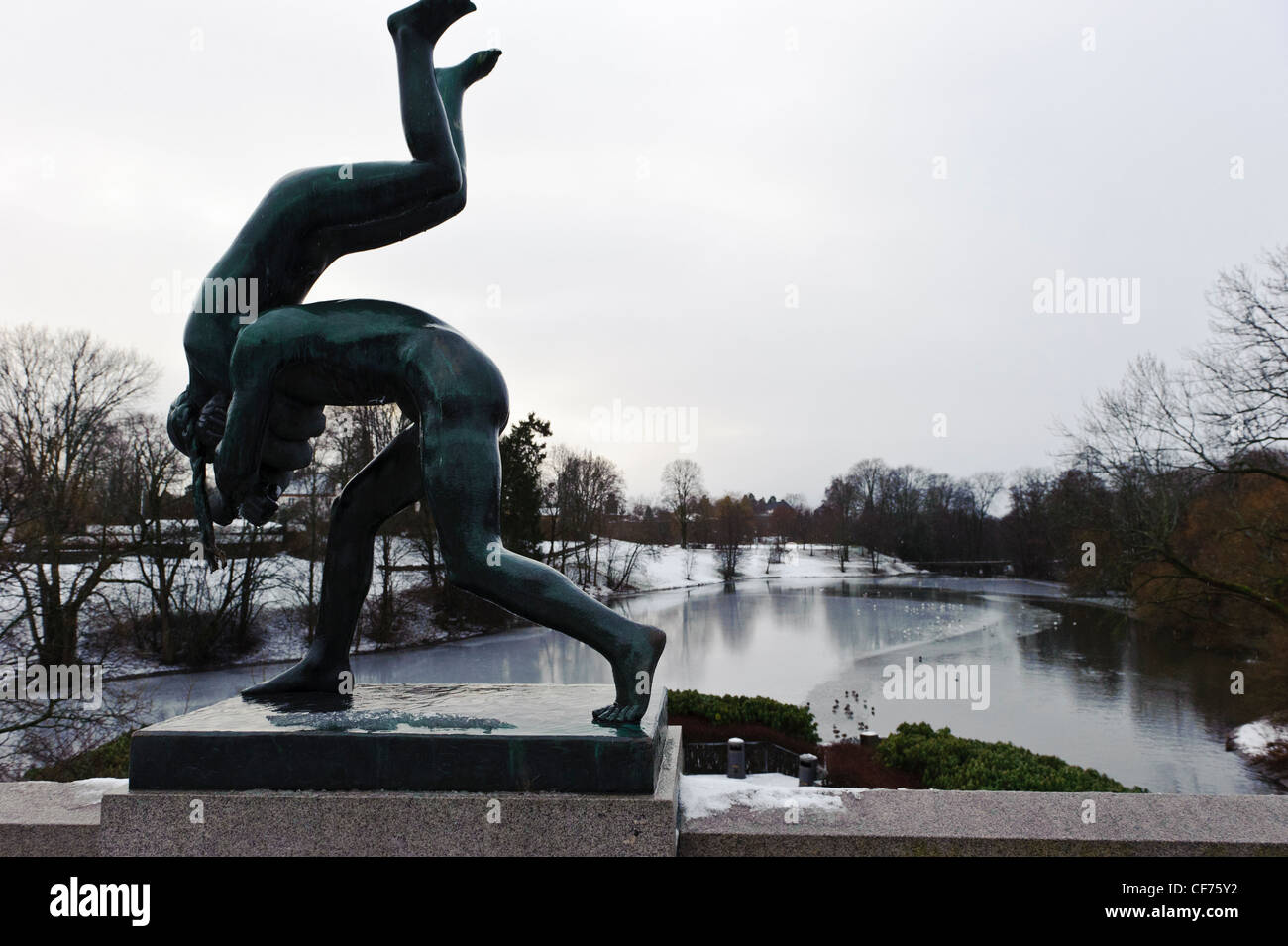 Vigeland sculpture park Banque de photographies et d’images à haute ...