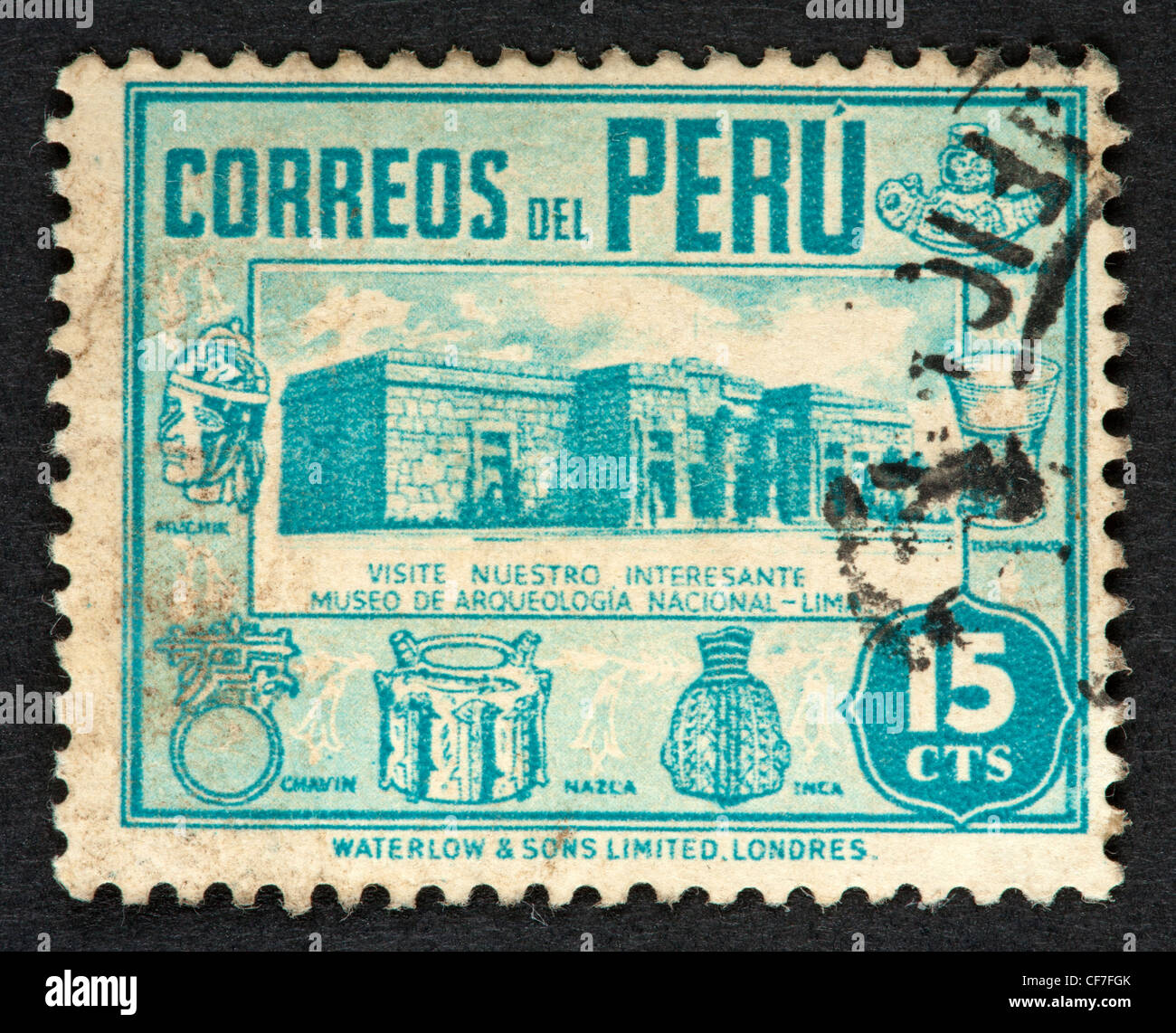 Peru postage stamp Banque de photographies et d’images à haute ...