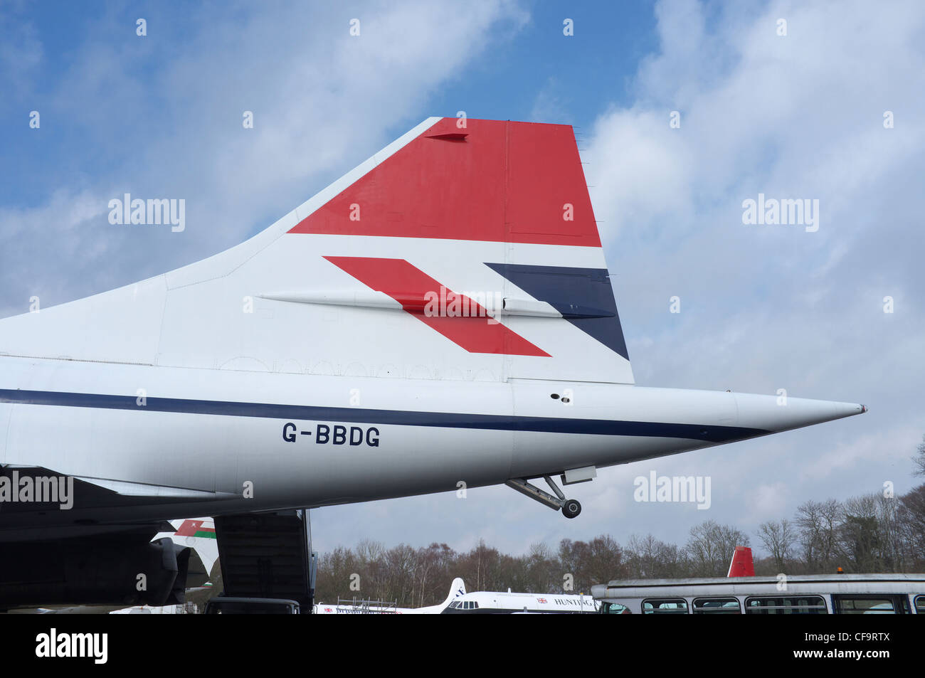 Concorde tail fin british airways Banque de photographies et d’images à ...