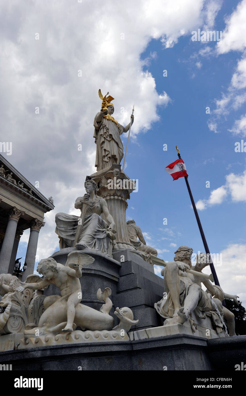 Drapeau de vienne Banque d'image et photos - Alamy