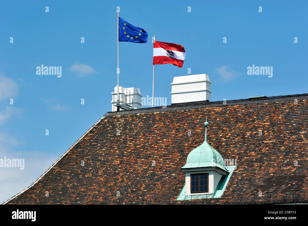 Drapeau de vienne Banque d'image et photos - Alamy