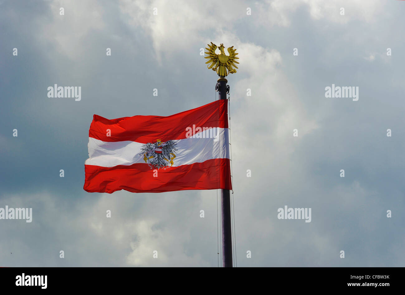 Drapeau de vienne Banque d'image et photos - Alamy