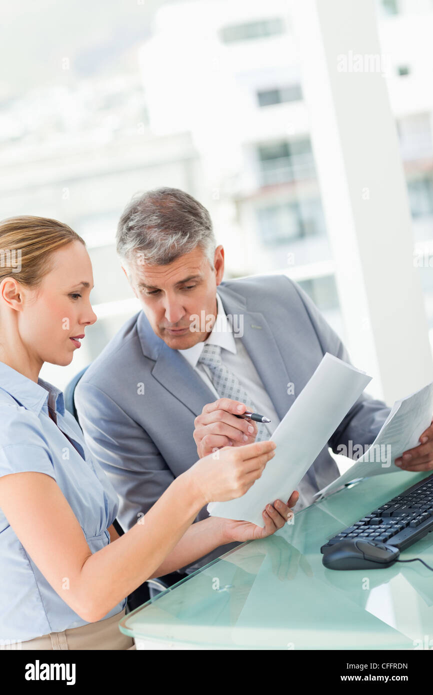 Salarie patron Banque d'image et photos - Alamy