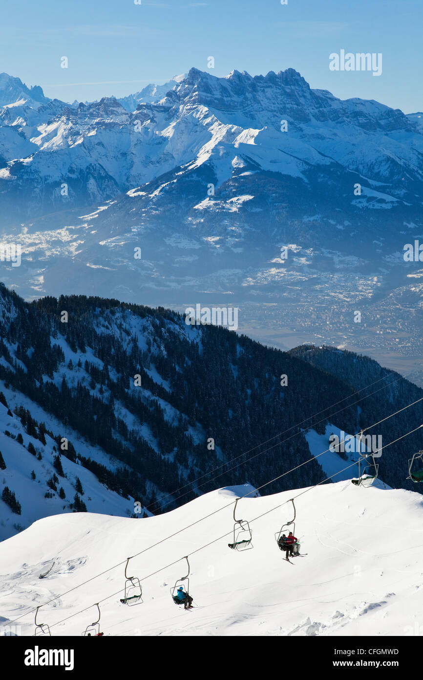 Leysin winter Banque de photographies et d’images à haute résolution ...