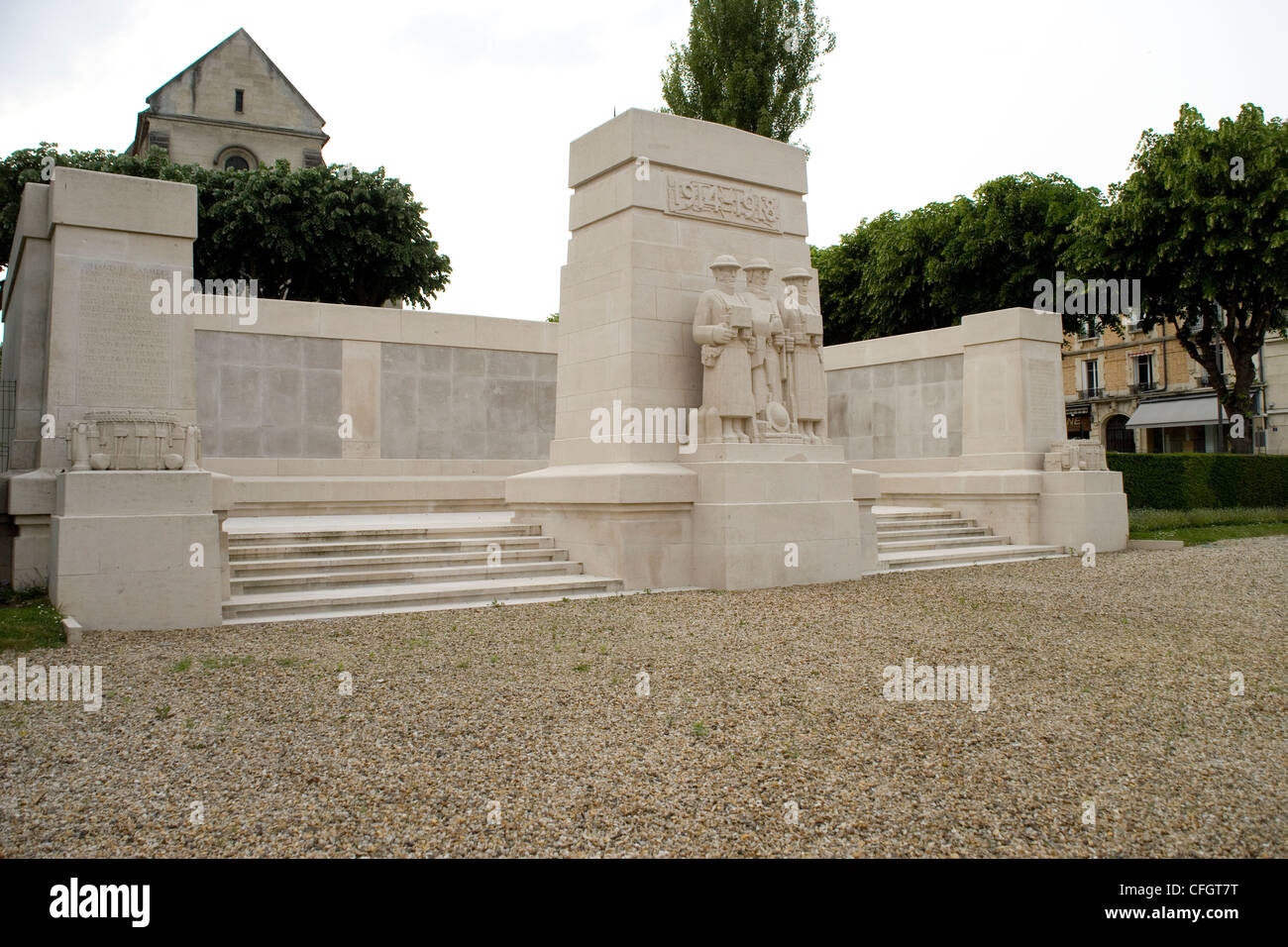 Soissons mémorial aux disparus commémorant la mort de la Première ...