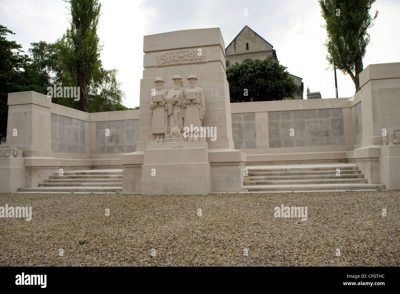Soissons mémorial aux disparus commémorant la mort de la Première ...