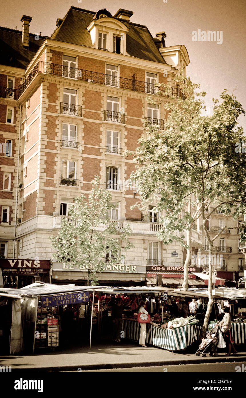 Marché saint germain paris Banque de photographies et d’images à haute ...