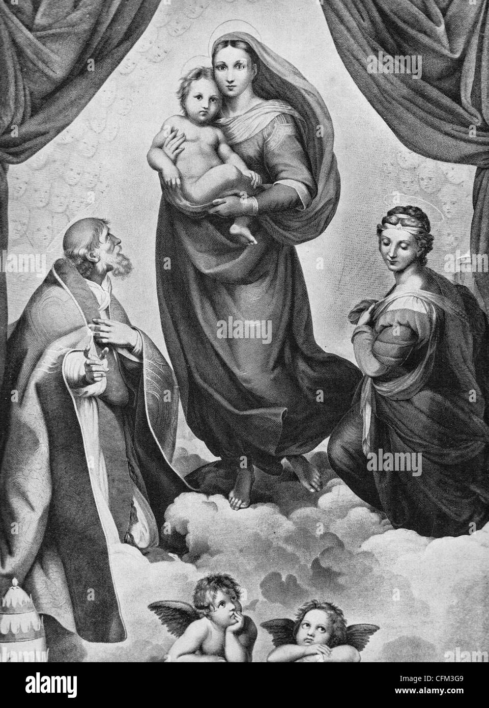 Madonna di san sisto Banque de photographies et d’images à haute ...