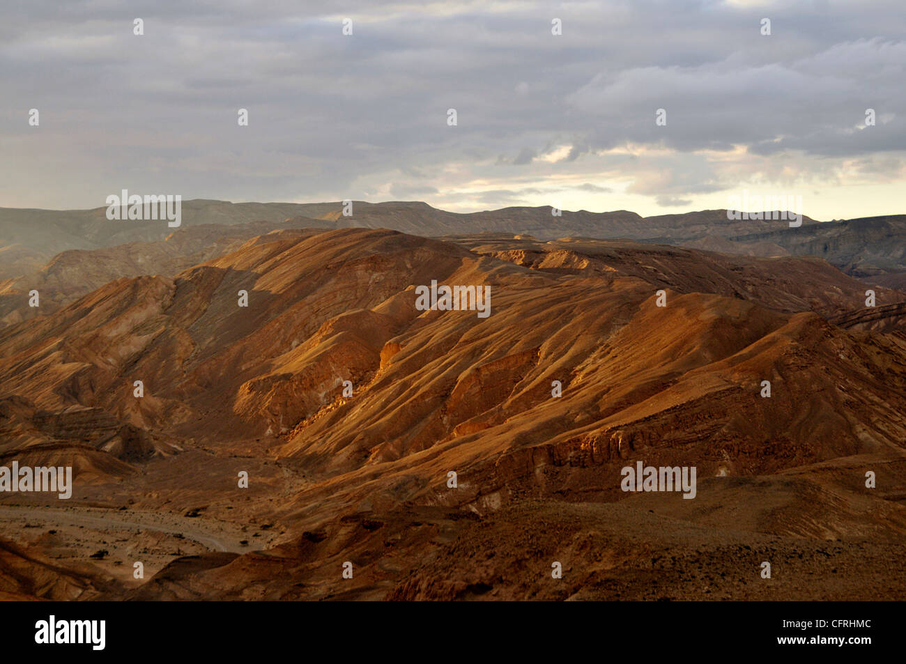 Le sud du désert du Néguev et l'Aravah (vallée du Wadi Arabah) dans la ...