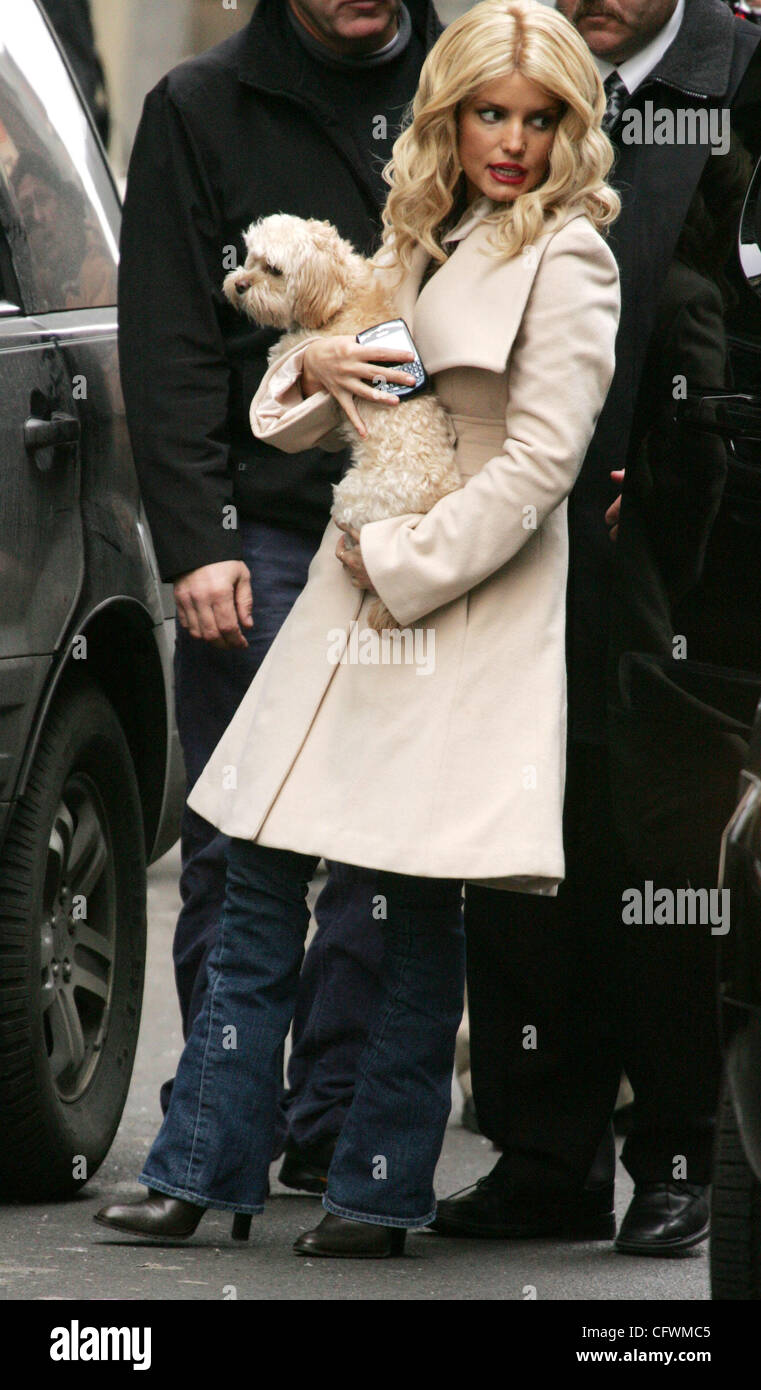 Mar 01, 2007 ; New York, NY, USA ; actrice/chanteuse Jessica Simpson ...