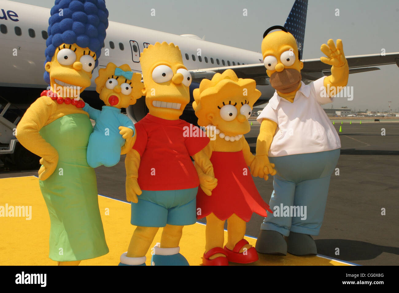 La sortie du film les simpsons Banque de photographies et d’images à ...