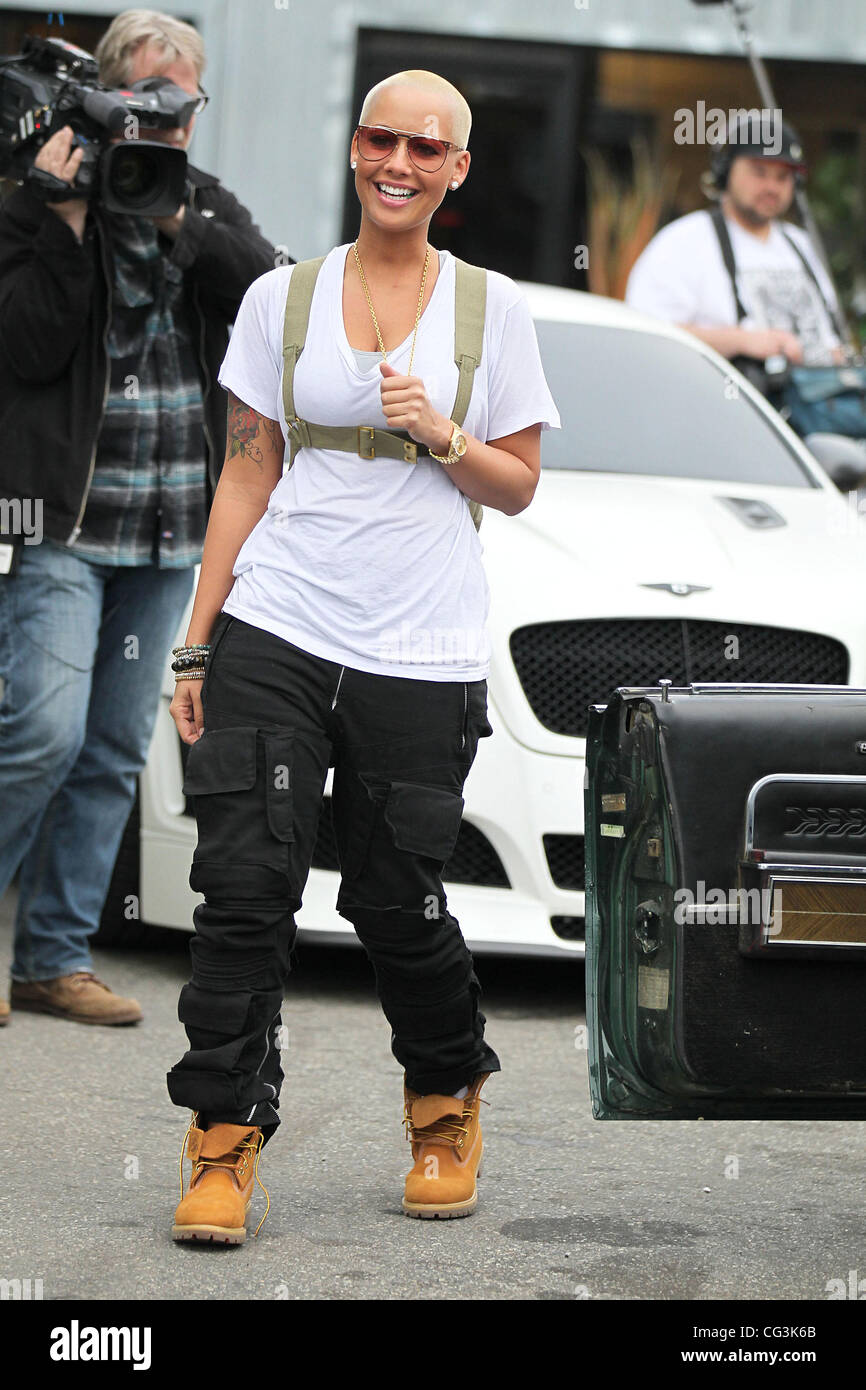 Amber Rose Timberlands