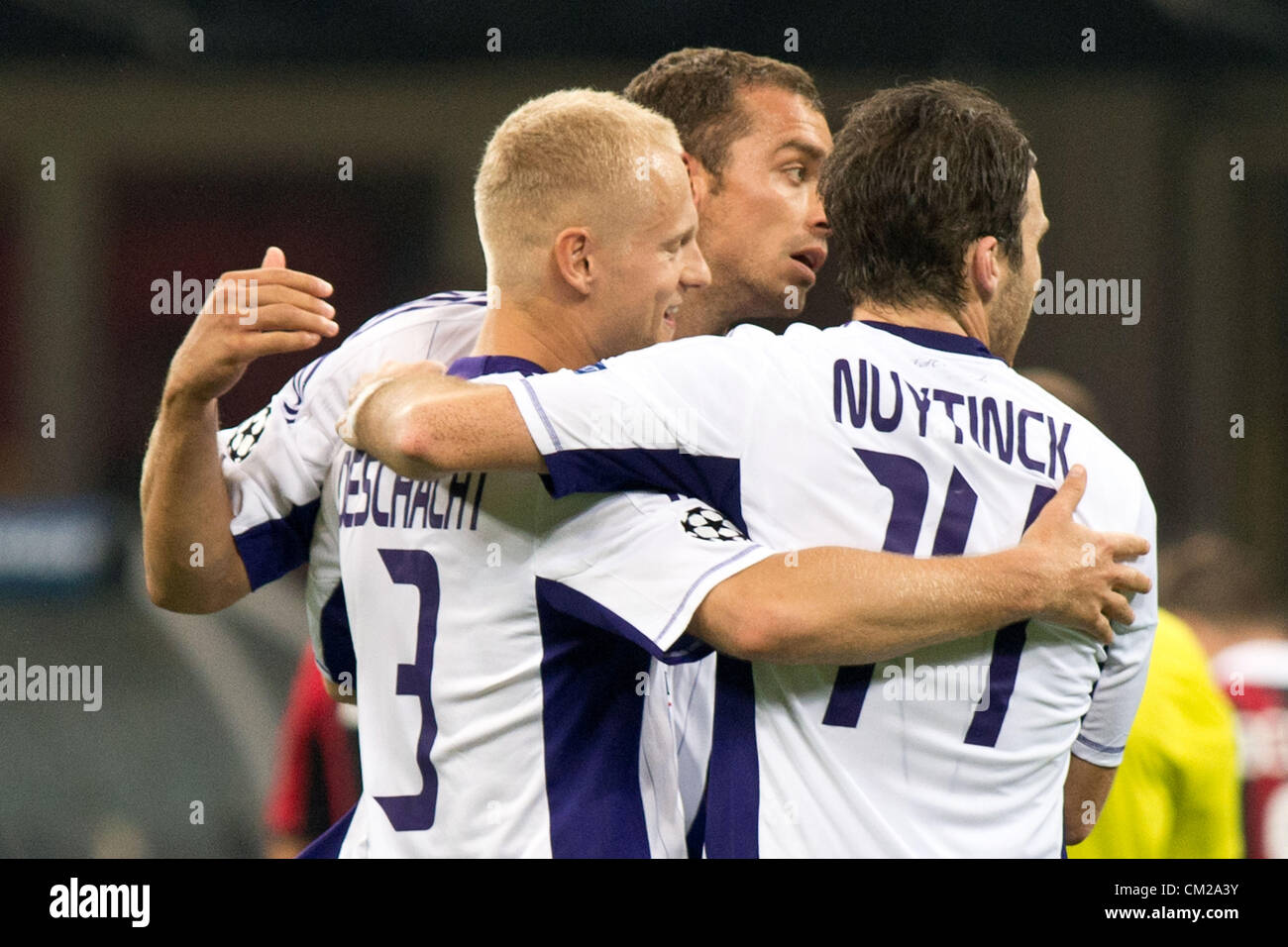 Anderlecht team group Banque de photographies et d’images à haute ...