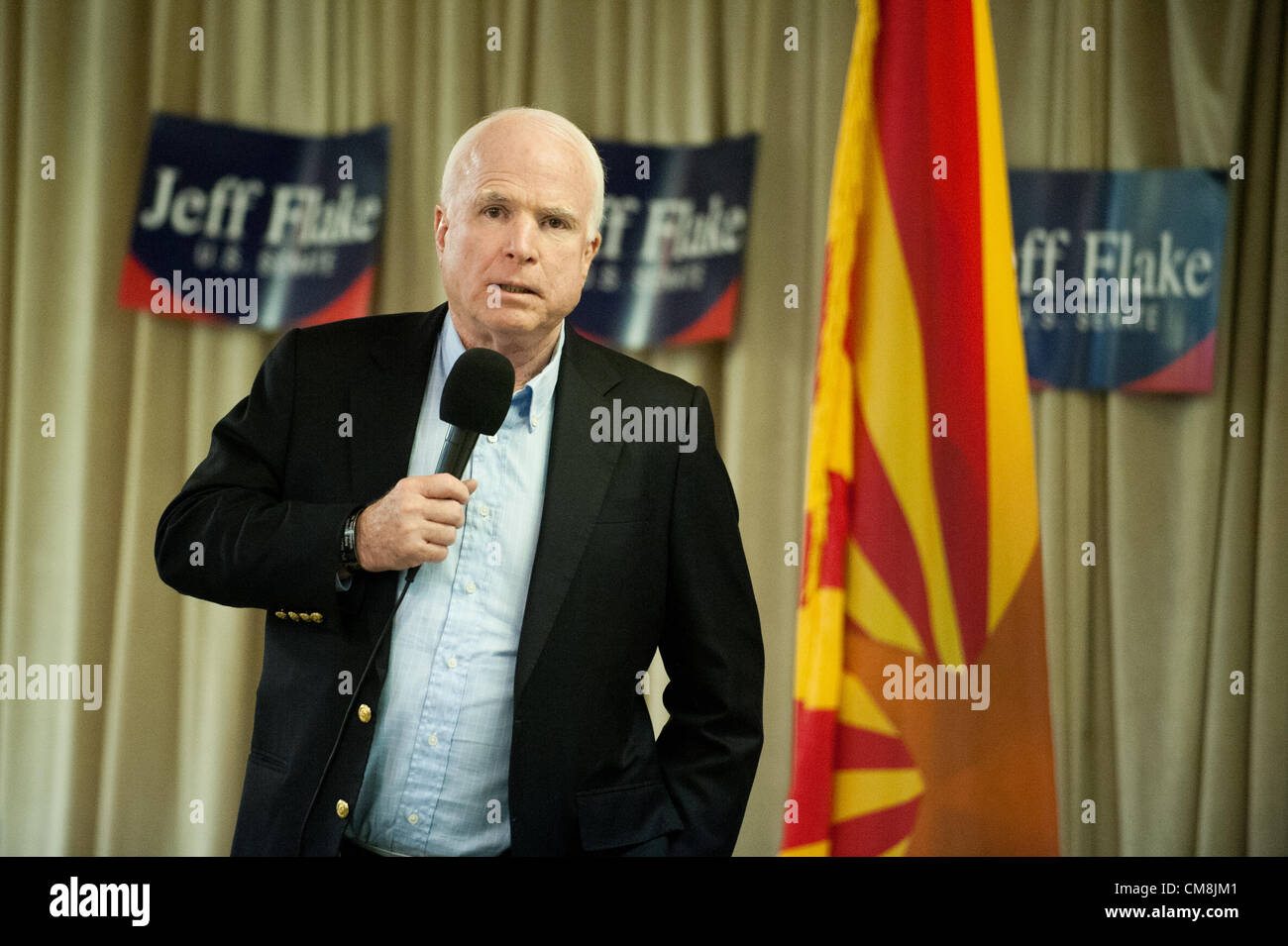 28 octobre, 2012 - Tucson, Arizona, États-Unis - le sénateur John ...