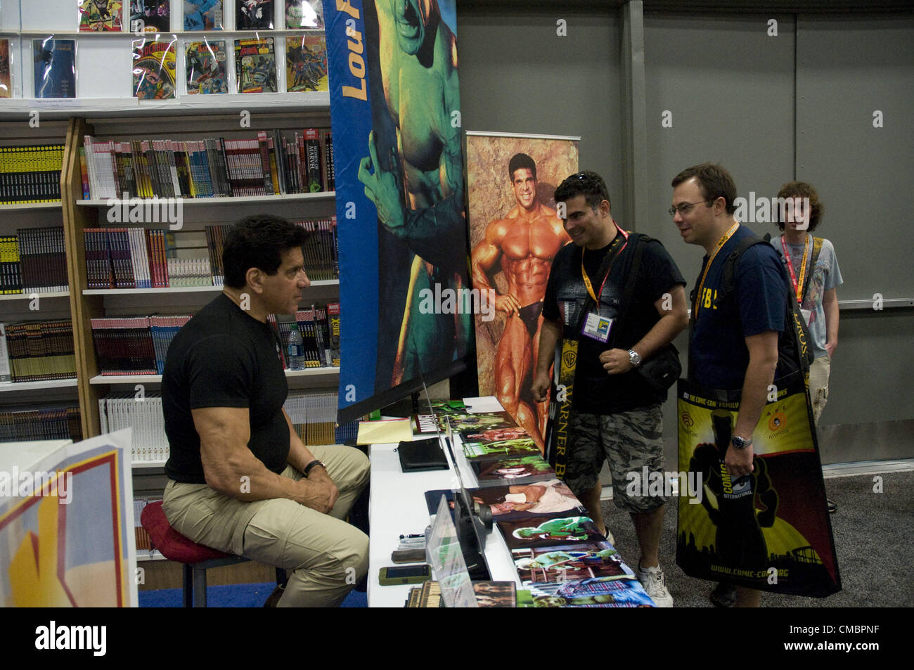 Incroyable hulk lou ferrigno au comic con international Banque de ...