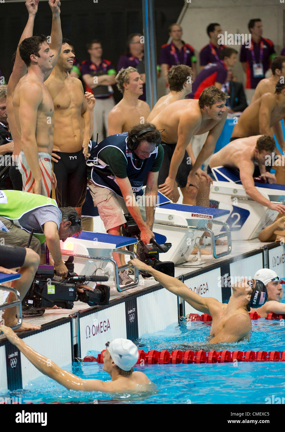 31 juillet 2012 - Londres, Angleterre, Royaume-Uni - Michael Phelps ...