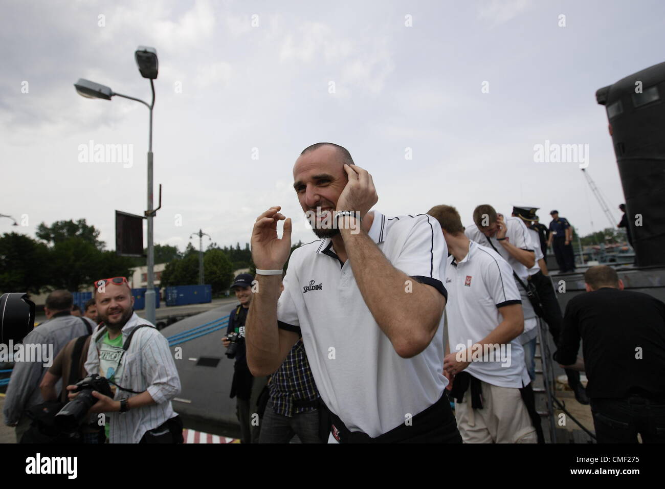 Gdynia, Pologne 1er août 2012 Le seul pôle dans la NBA (Phoenix Suns ...